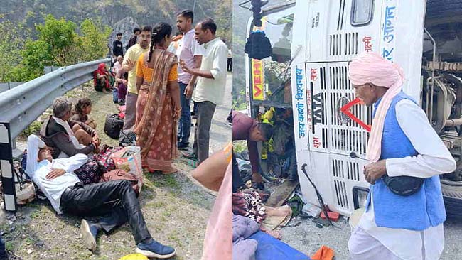 उत्तराखंड के इस हाइवे में बस दुर्घटनाग्रस्त, 41 यात्री थे सवार - Corbett Halchal (कॉर्बेट हलचल)