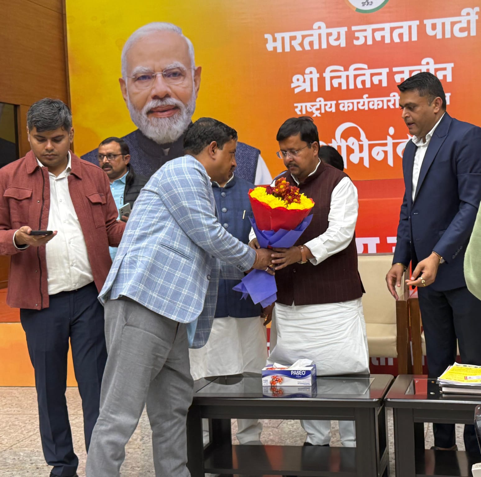 दुग्ध संघ अध्यक्ष ने भाजपा के नवनियुक्त राष्ट्रीय अध्यक्ष से की भेंट ...